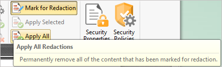 PDF-XChange Co Ltd :: Knowledge Base :: How to use Redaction
